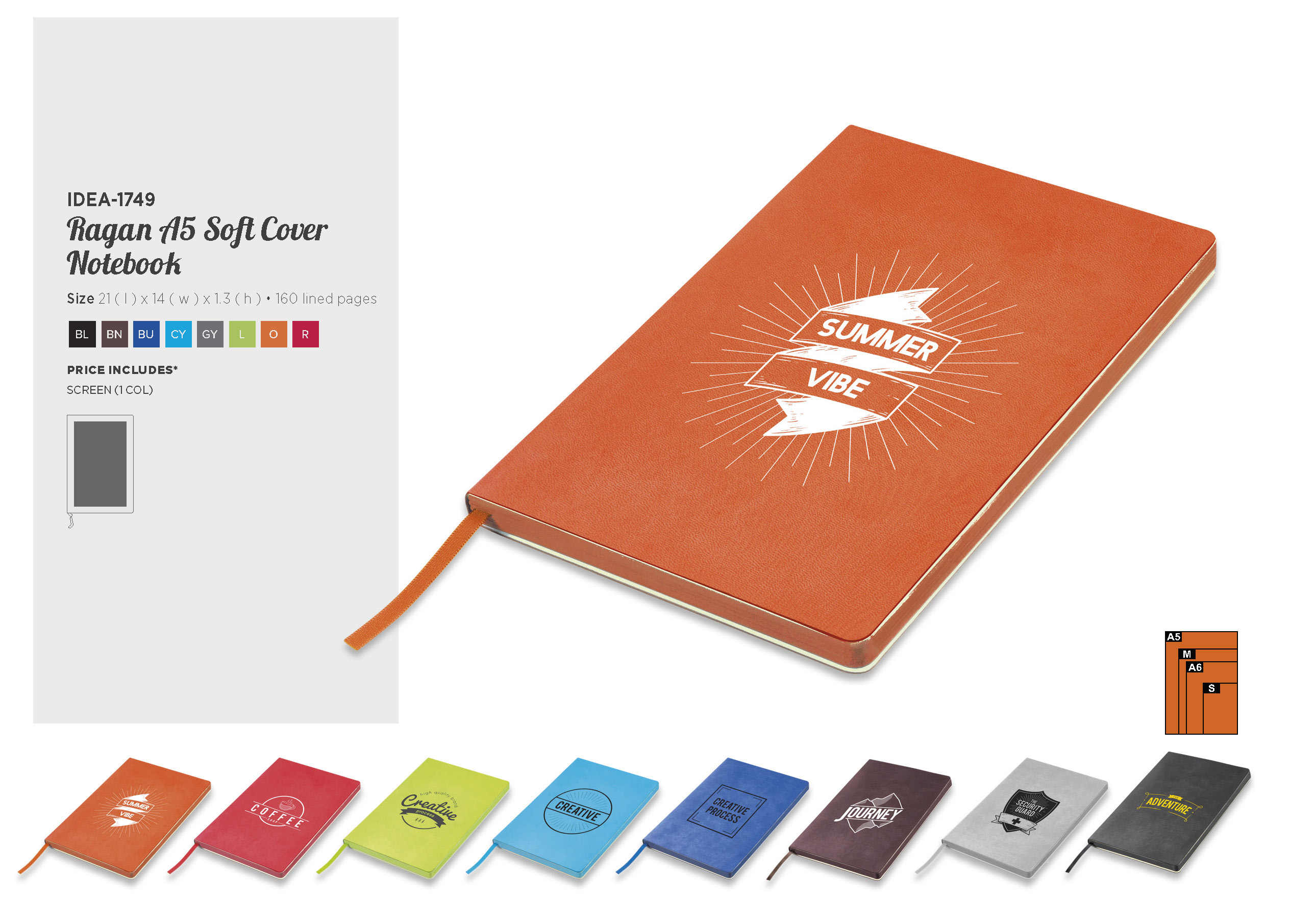 RAGAN A5 SOFT COVER NOTEBOOK – Fine Feathers